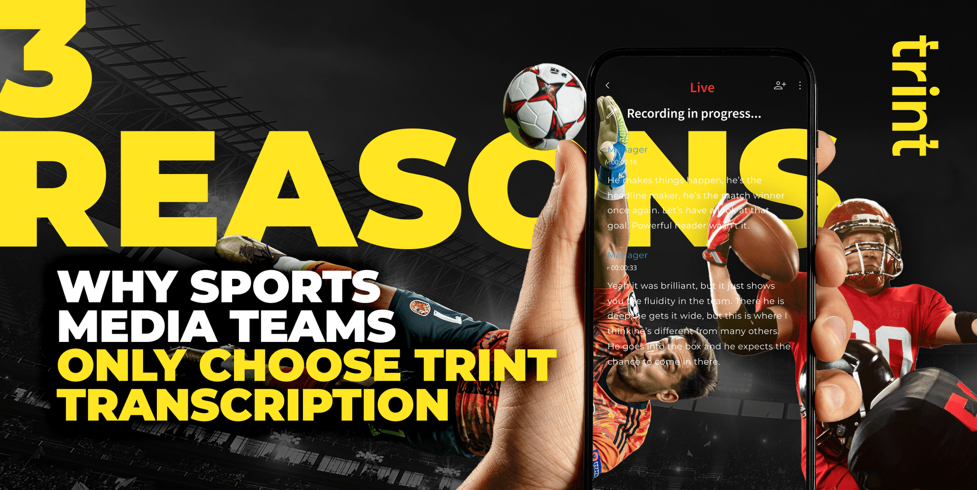 Transkriptionssoftware | KI-Transkriptions- und Inhaltseditor | Trint