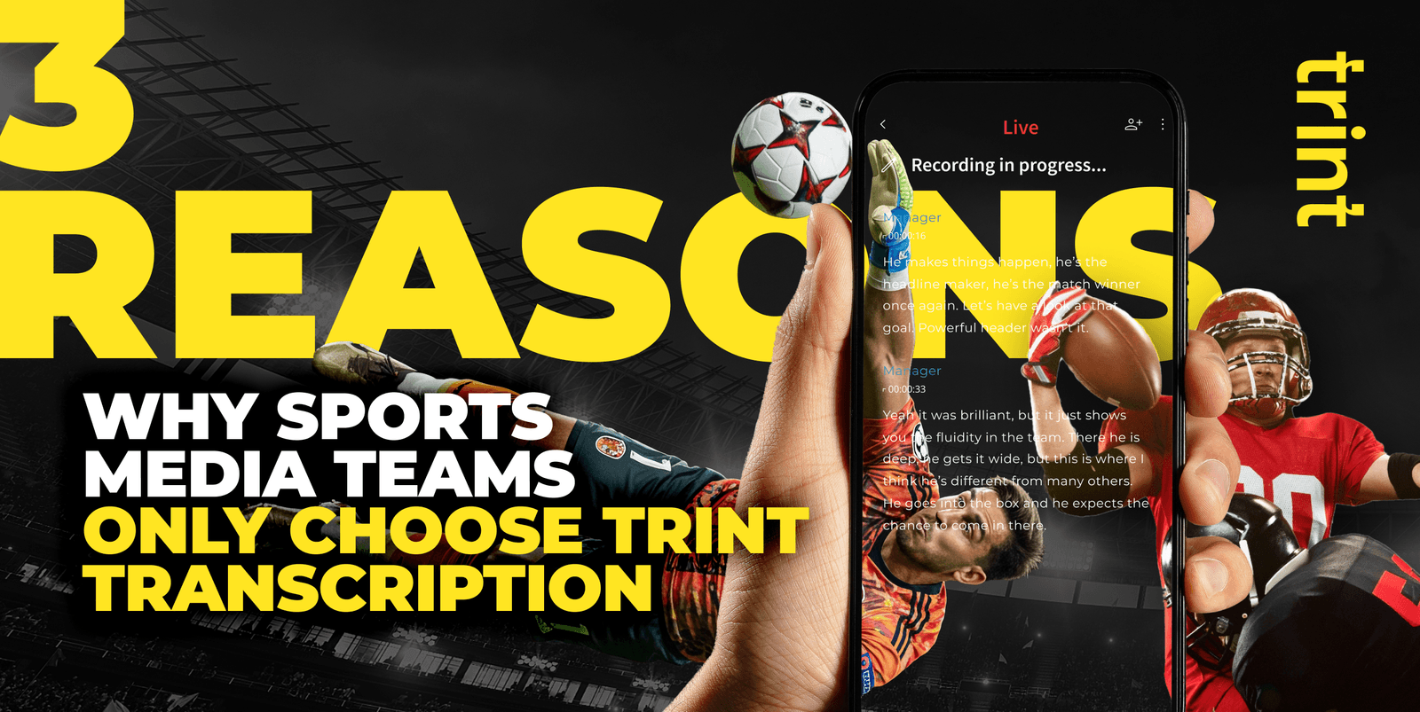 Software de transcripción | Editor de contenido y transcripción con IA | Trint